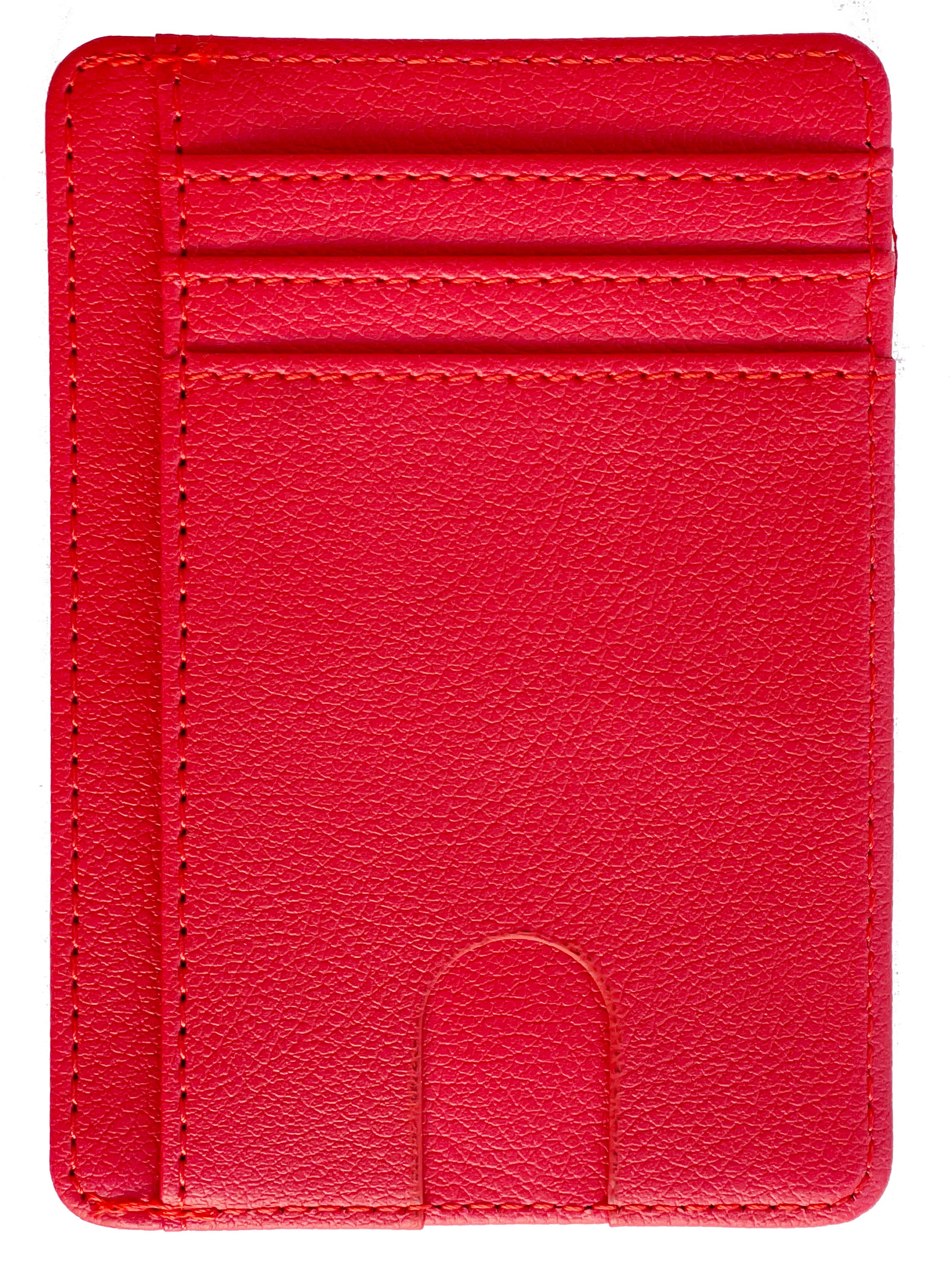 Personalized Leather Front Pocket Card Holder Wallet - Etsy