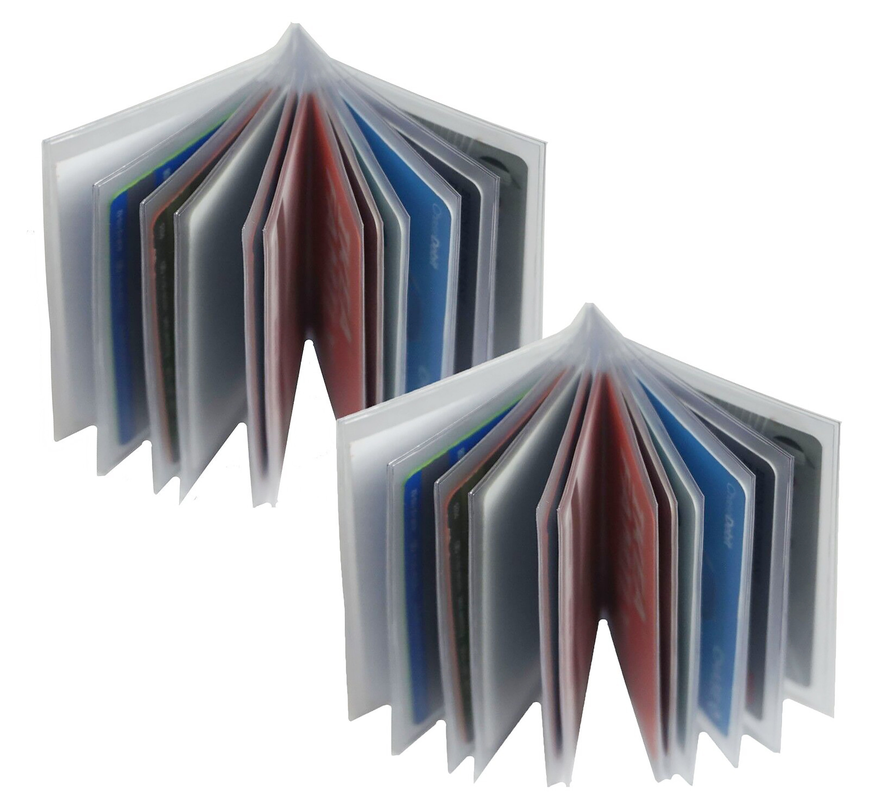 Bifold-trifold Wallets Inserts Heavy Duty Vinyl 12 Pages Inserts Holds ...