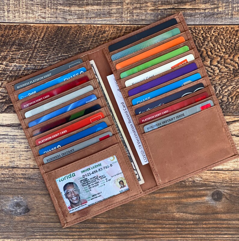 Bullz RFID Soft Hunter Leather Credit Card Organizer Long - Etsy