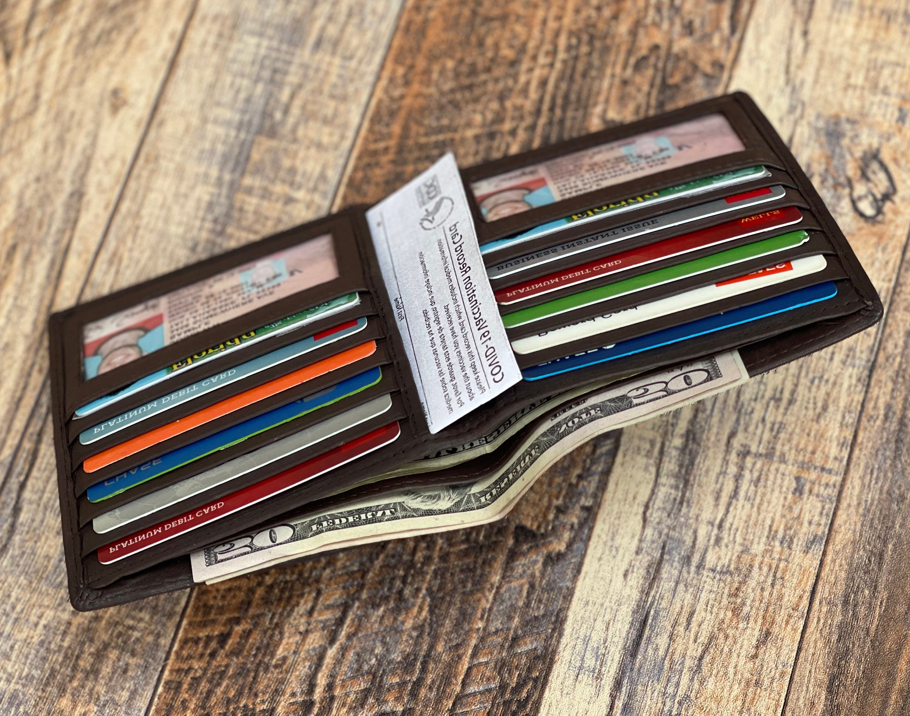 European Hipster Large RFID Bifold Men's Wallet for Men. Credit Card ...