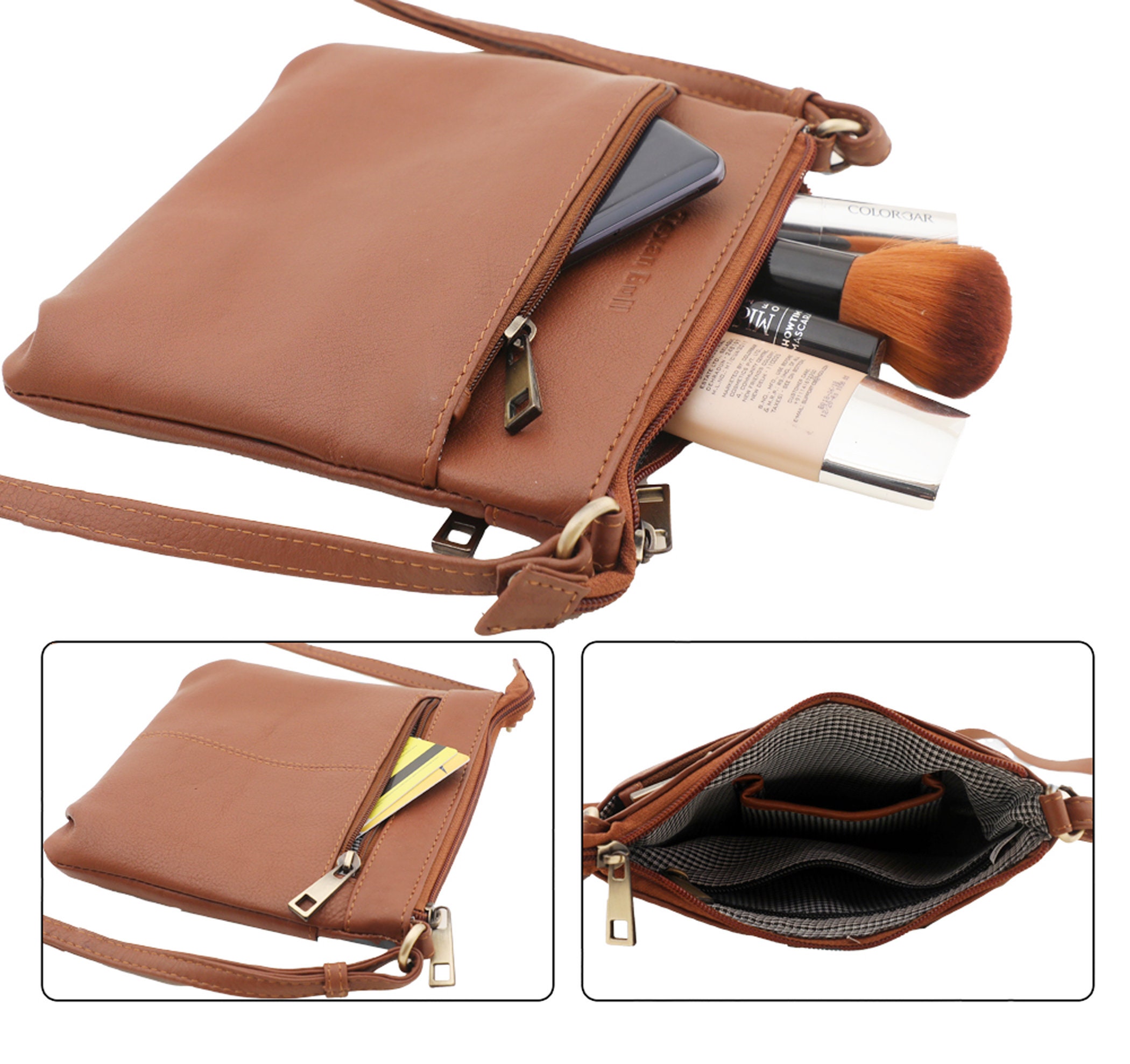 Fashionable Leather Crossbody Bag for Women, Shoulder Bag, Tote ...