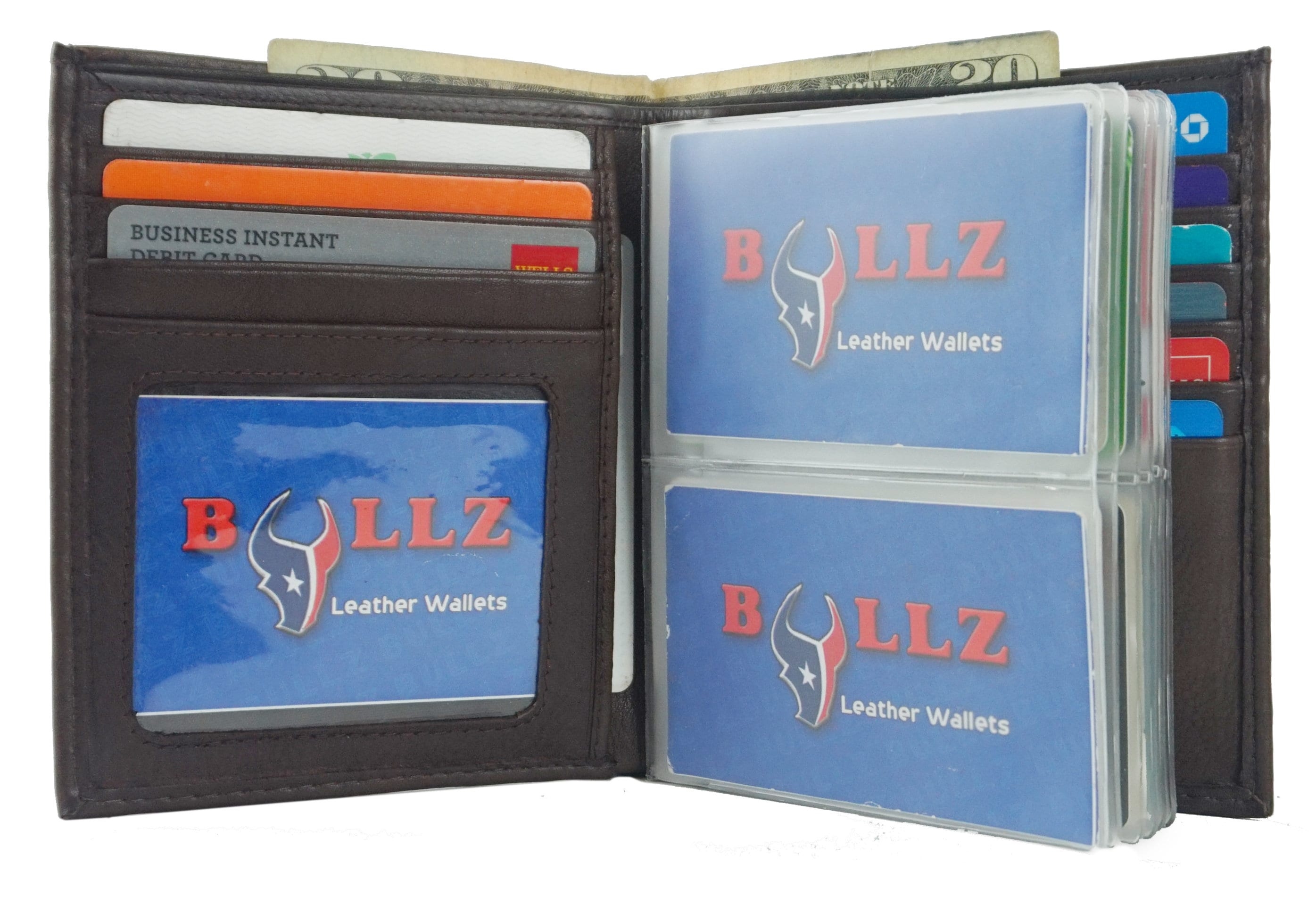 European Hipster Wallets Inserts Heavy Duty Vinyl 6 Pages Inserts Holds ...