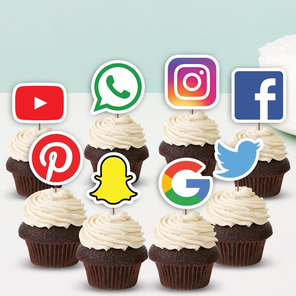 Logo Cupcake Toppers - Etsy