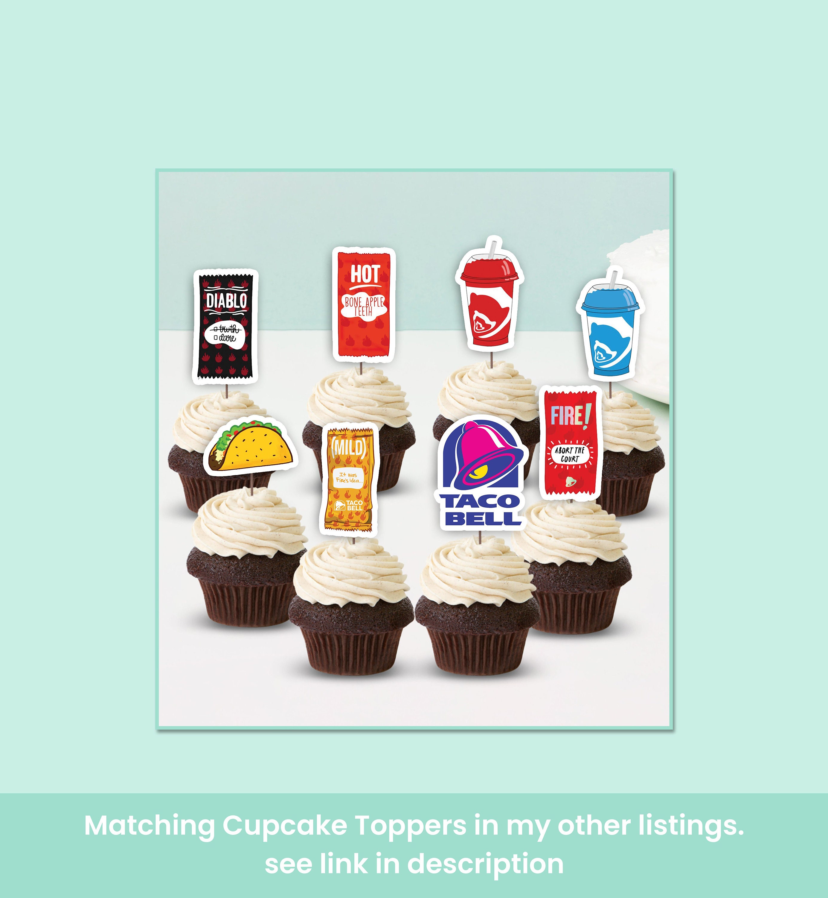 Taco Bell Banner Taco Bell Themed Party Taco Bell Bunting Taco Bell ...