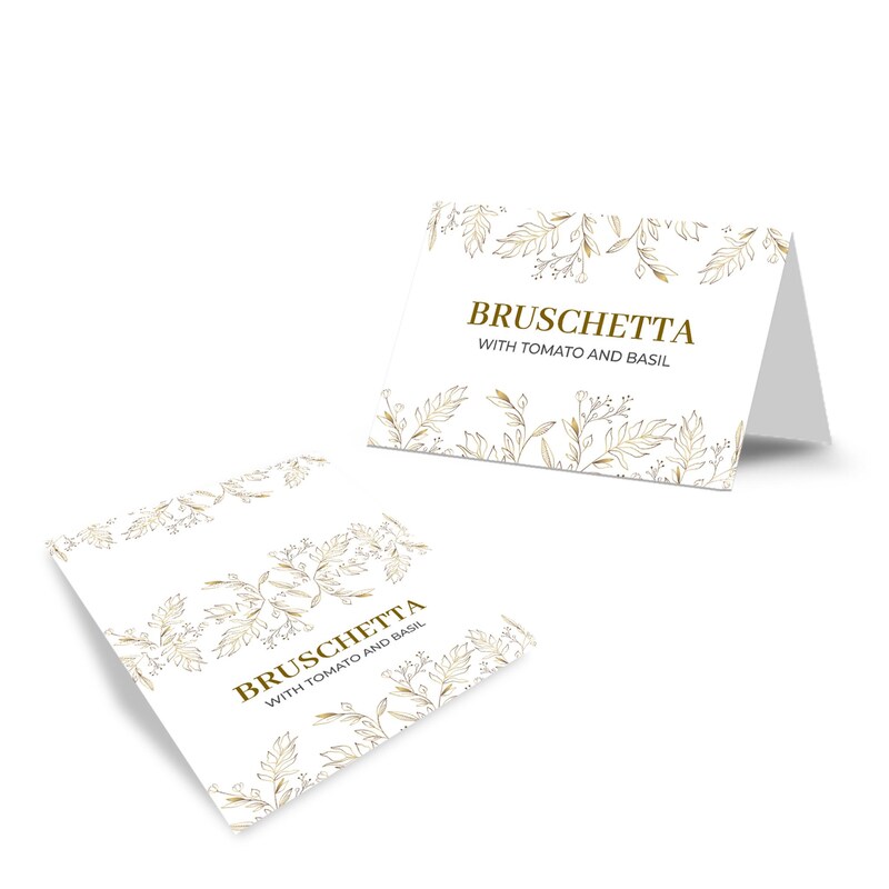 Buy Digital Buffet Tags Online In India - Etsy India