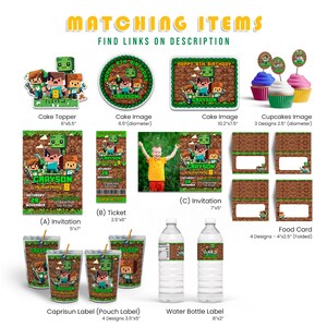 Pixelated Welcome Sign Mine Themed Birthday Sign Poster Pixel Games ...