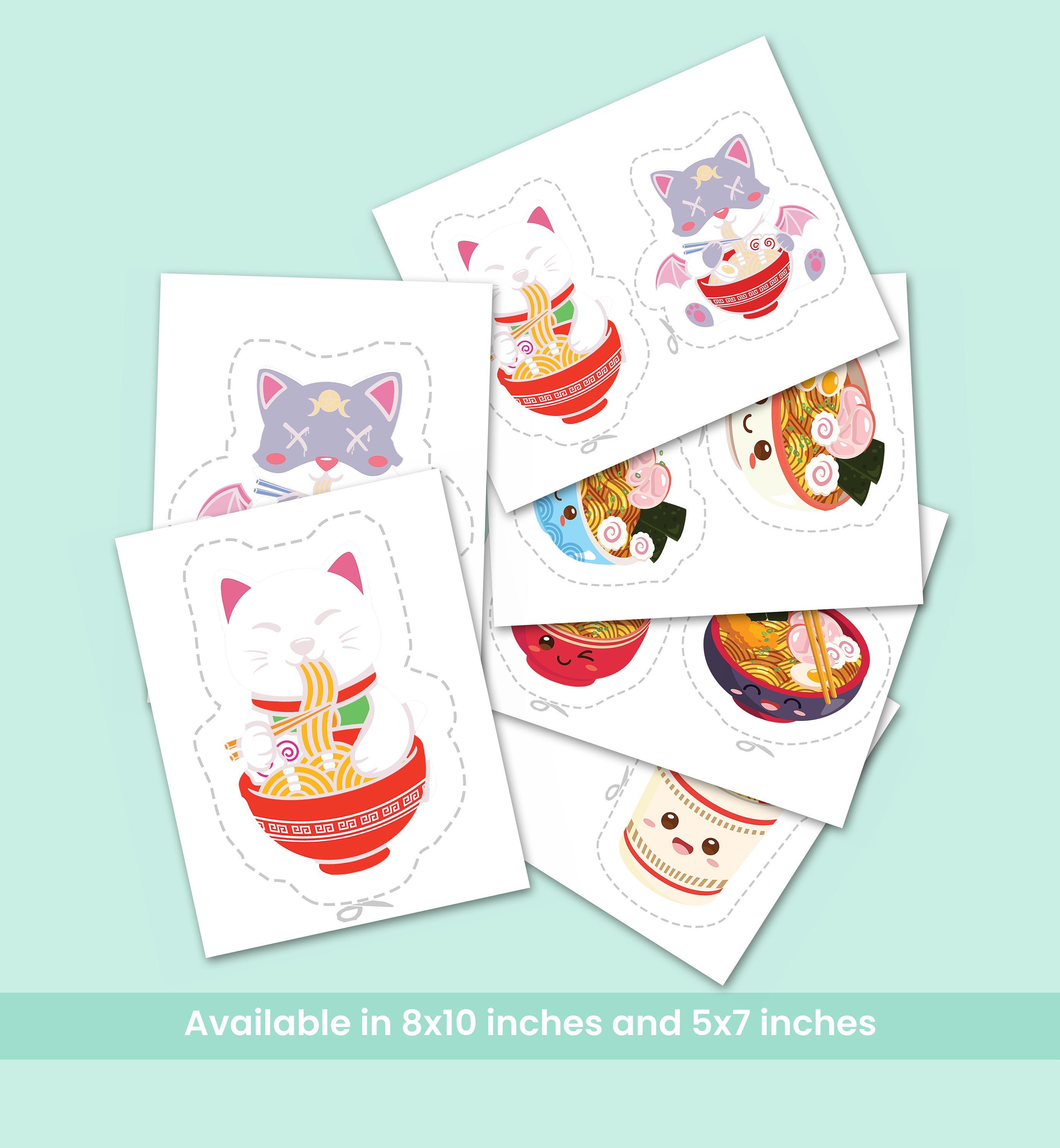 Kawaii Ramen Banner | Noodle Party Decorations (instant Download) RA01 ...