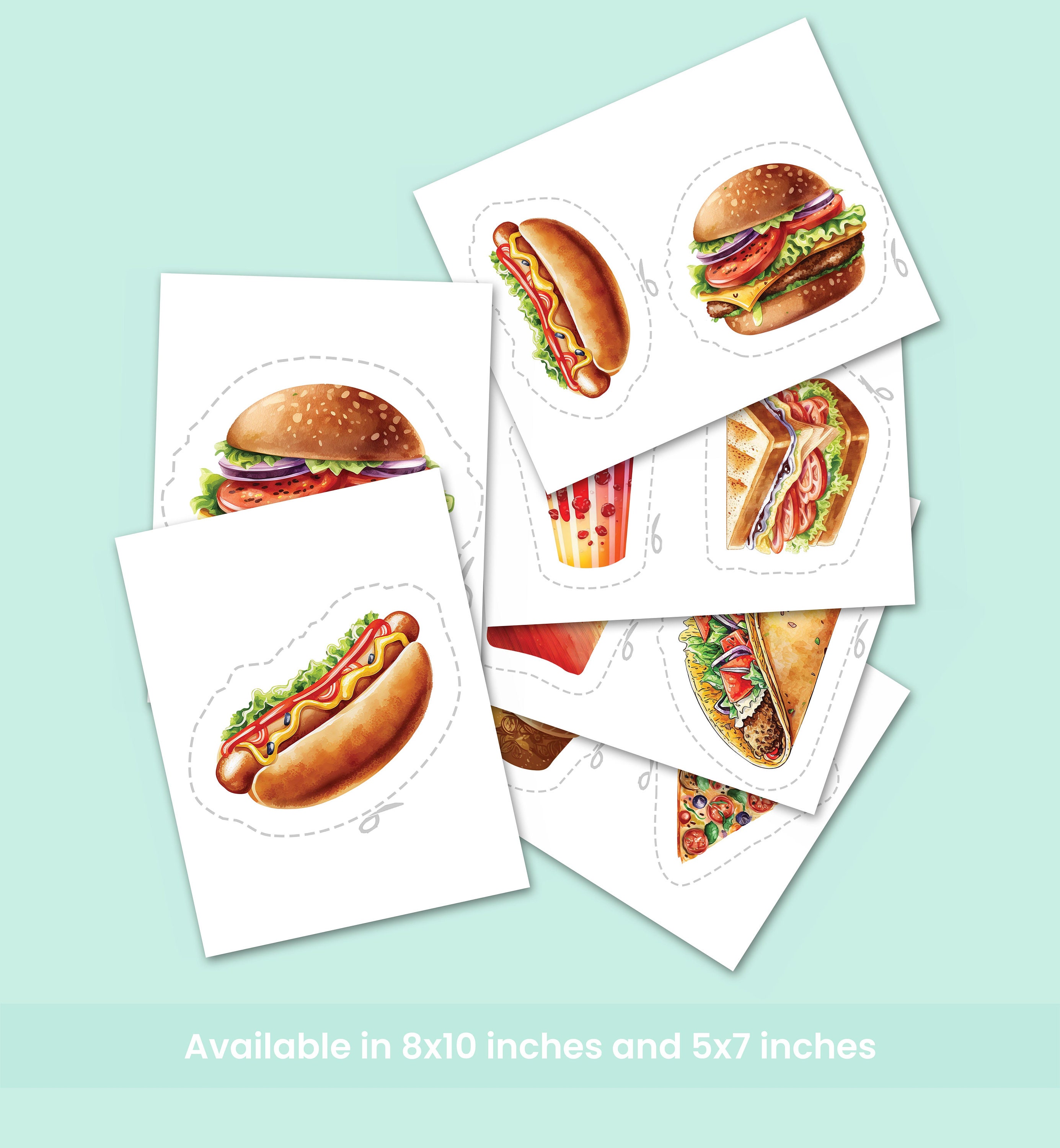 Fast Food Banner Fast Food Themed Party Fast Food Lover Party Fast Food ...