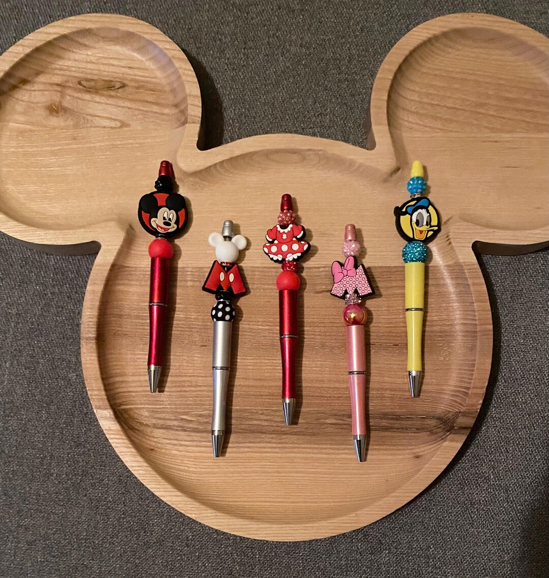 Beaded Character Pens - Mickey and Friends - Etsy