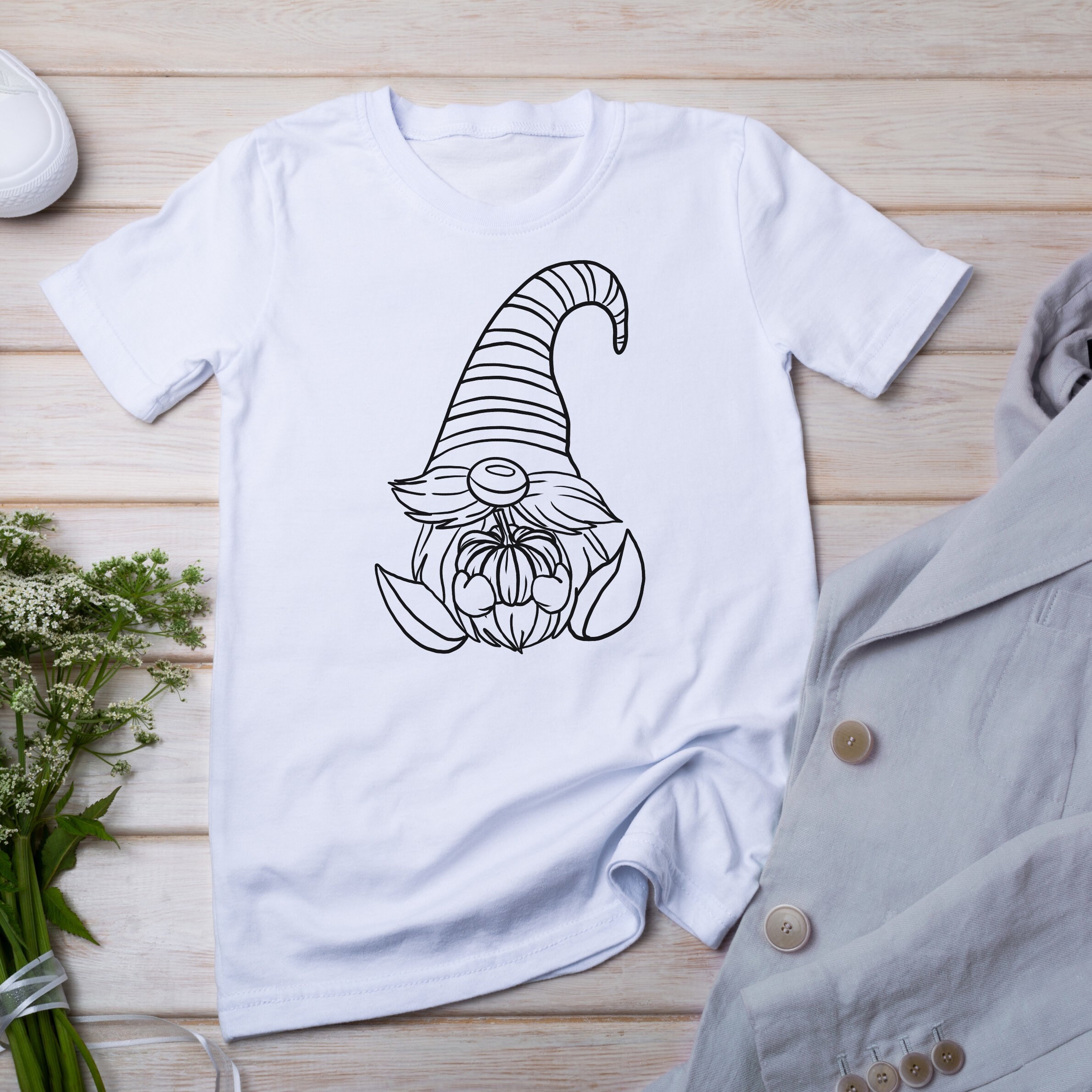 Gnome With Pumpkin | Gnome Svg | Fall Gnome | Autumn Gnome Svg | Gnome ...