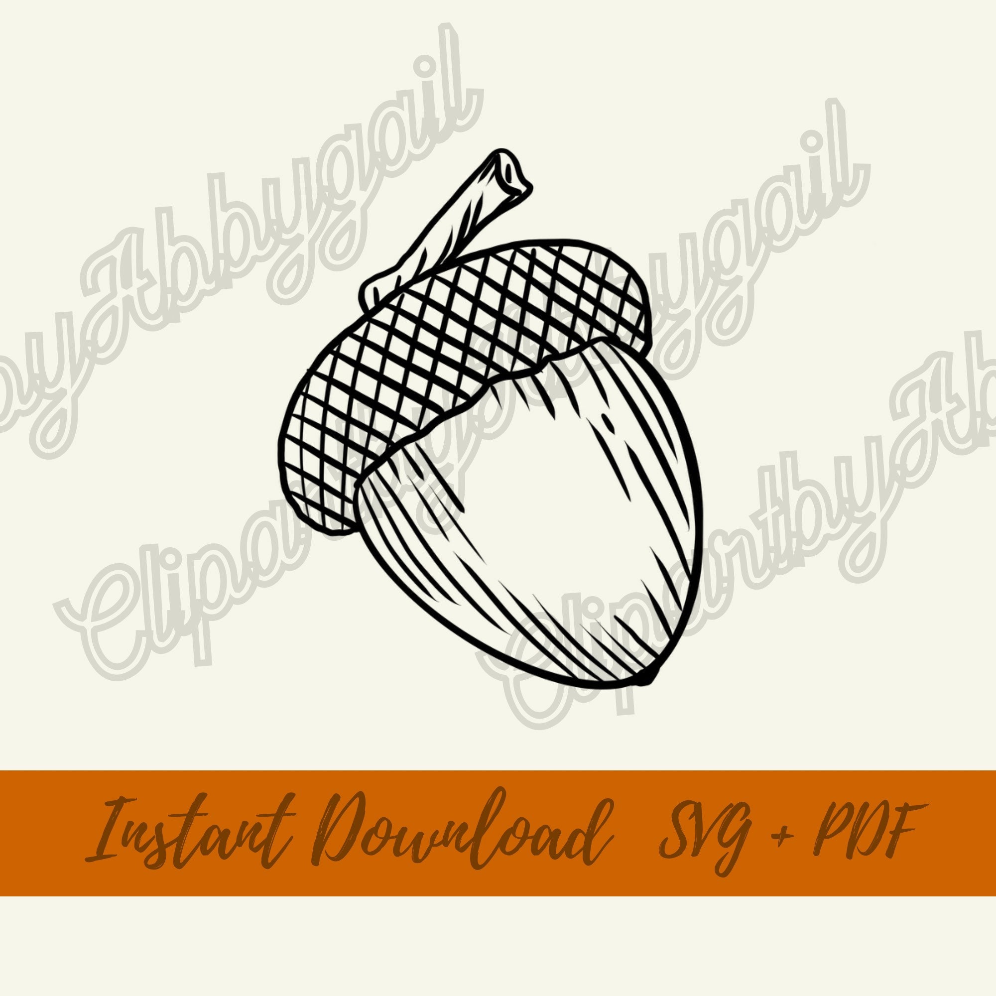 Acorn Svg | Fall Svg | Thanksgiving Svg | Fall Harvest Svg | Autumn Svg ...