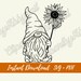 Gnome With Sunflower | Gnome Svg | Fall Gnome | Autumn Gnome Svg ...