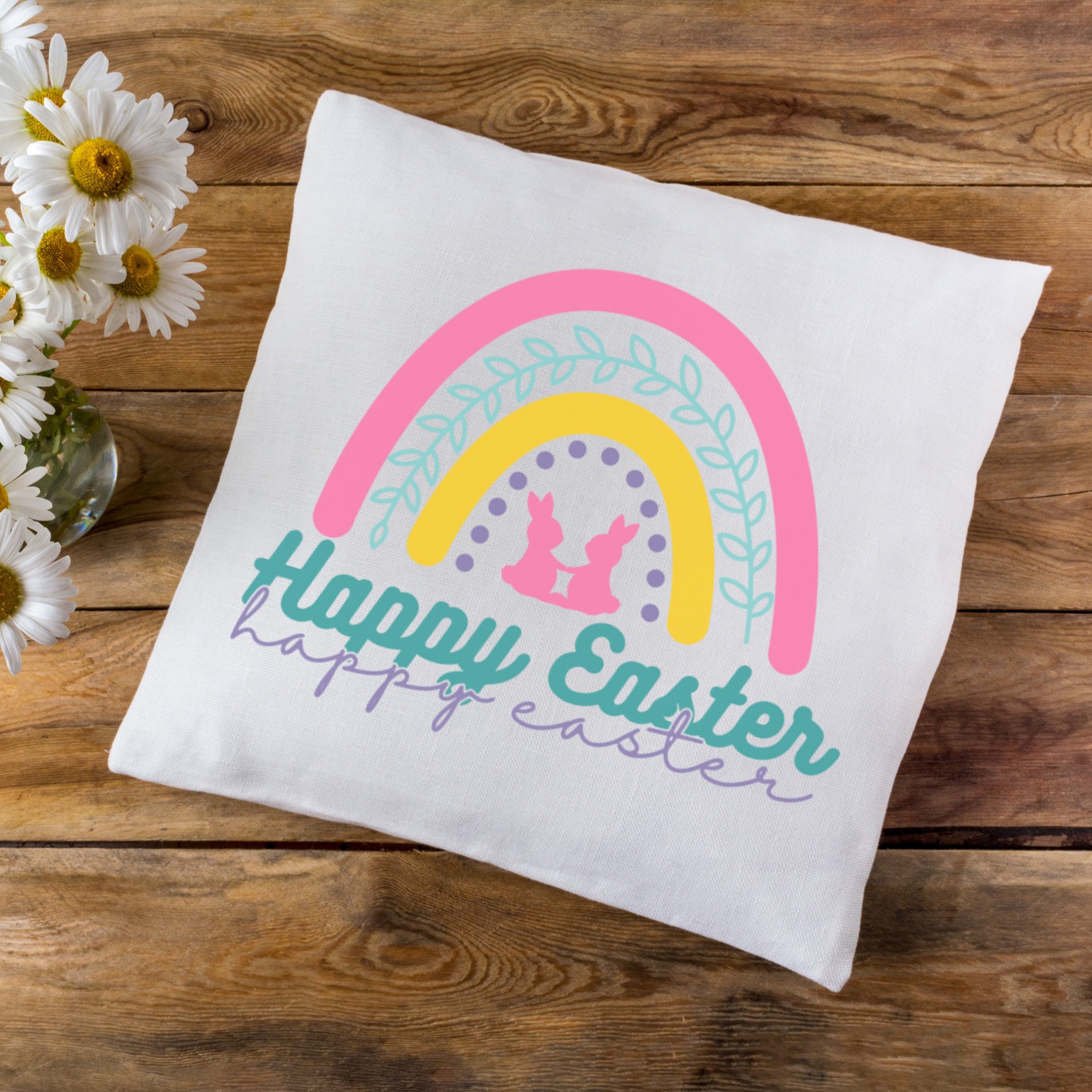 Happy Easter Rainbow Svg | Easter Svg | Bunny Svg | Easter Svg for Kids ...