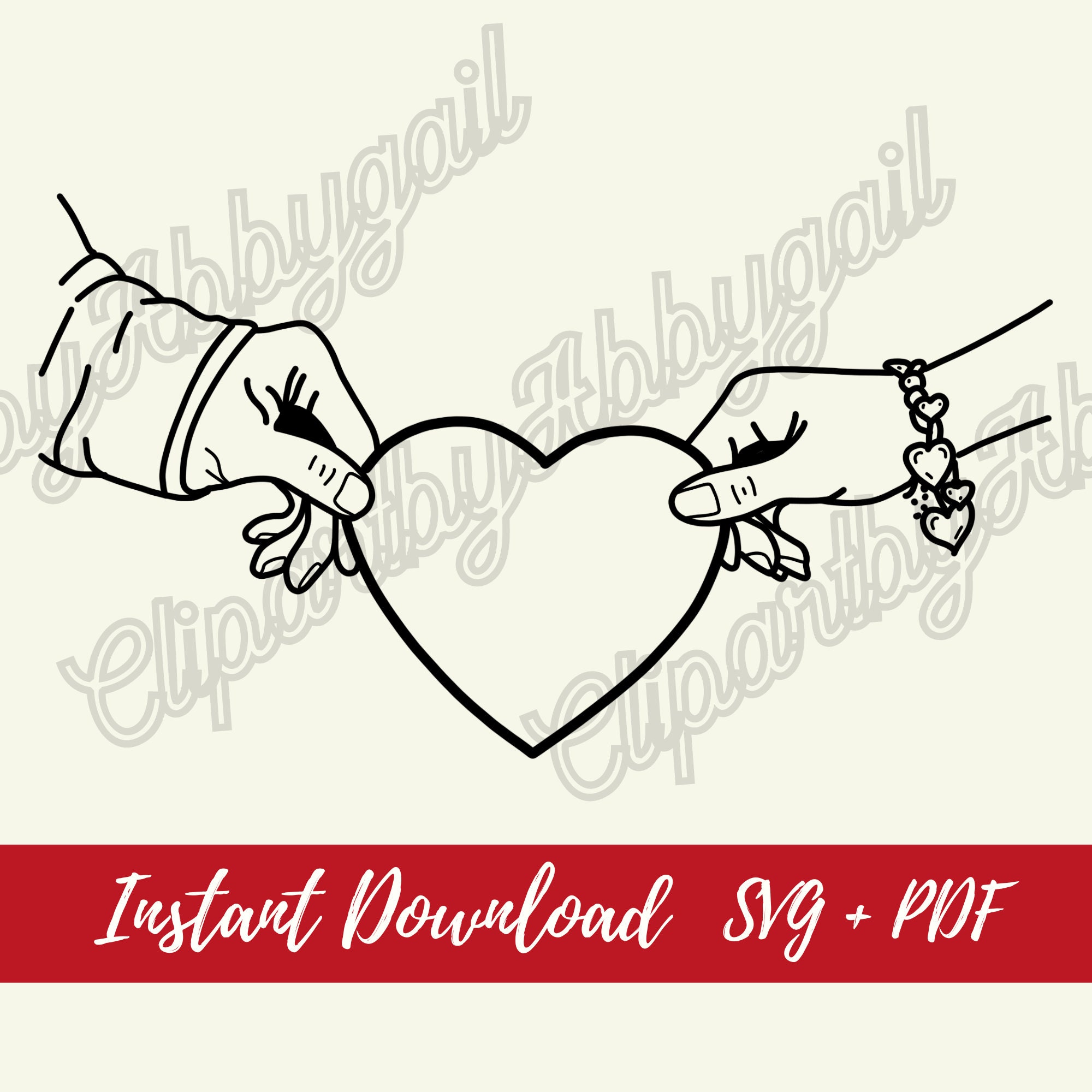Couple Holding Heart Svg | Valentine’s Day Svg | Love Svg | Heart Svg ...