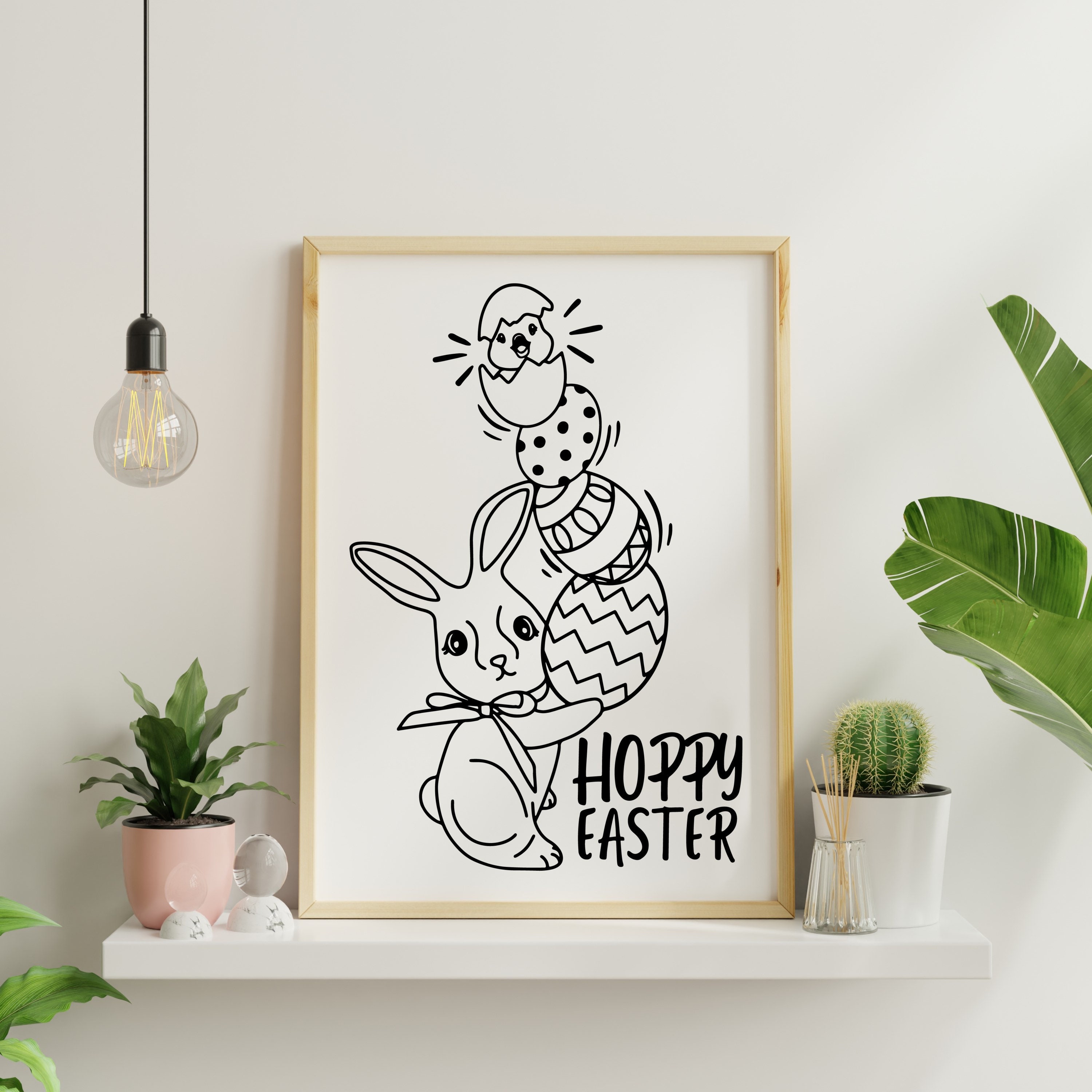 Hoppy Easter Bunny Svg | Easter Bunny Svg | Easter Graphics Svg ...