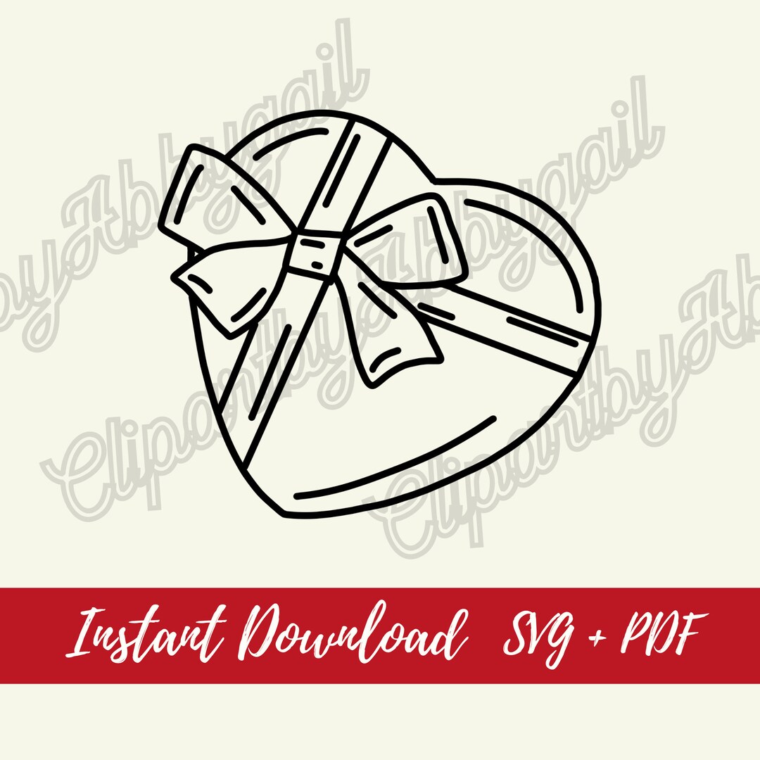 Heart Candy Box Svg | Valentine’s Day Svg | Love Svg | Heart Svg ...