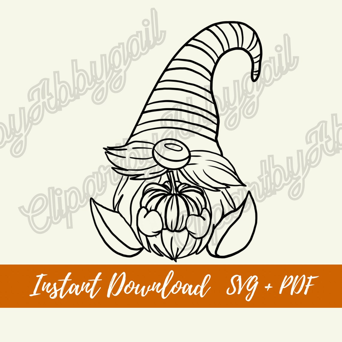 Gnome With Pumpkin | Gnome Svg | Fall Gnome | Autumn Gnome Svg | Gnome ...