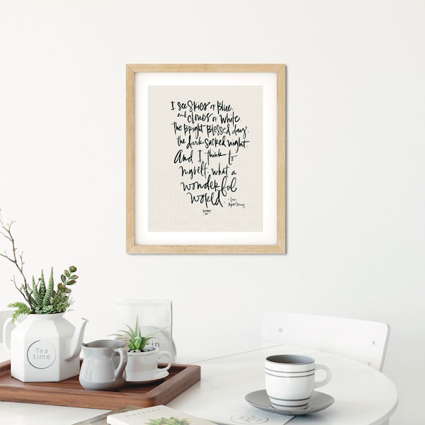 Hand Lettered Print - Etsy