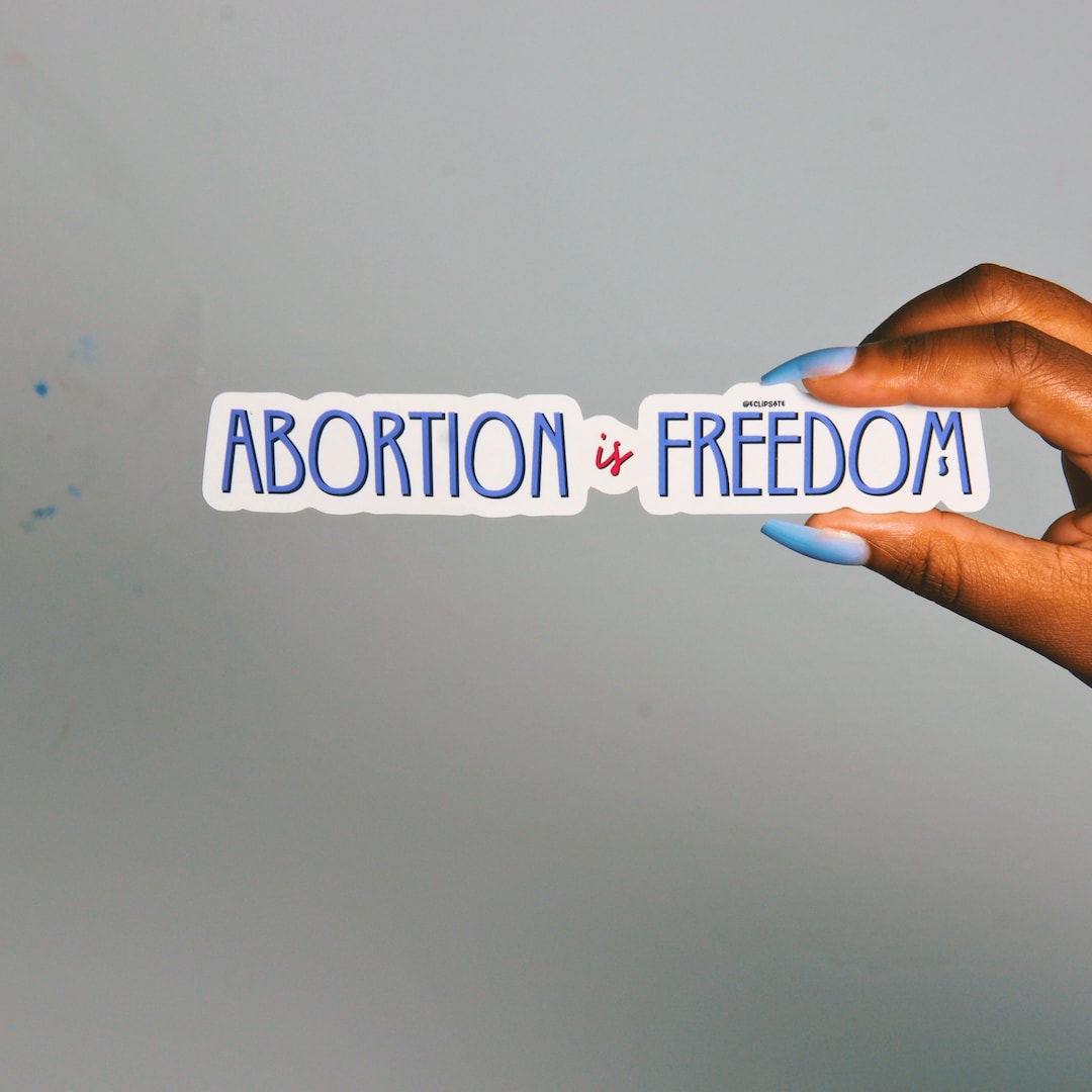 Abortion is Freedom Vinyl Sticker | FEMINIST ABORTION STICKER - Etsy