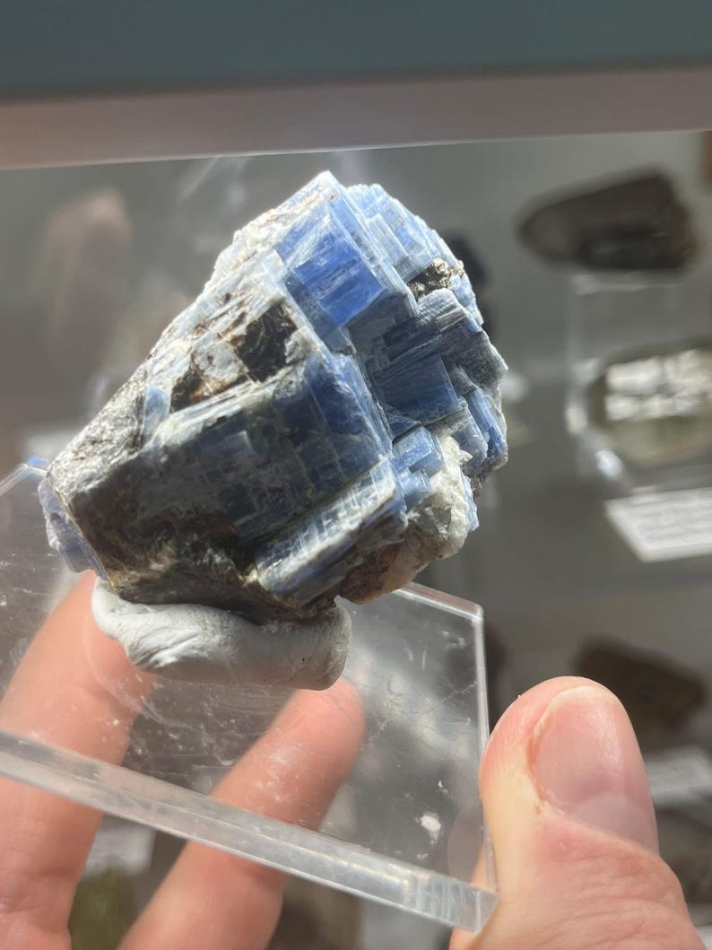 Massachusetts Blue Kyanite W/ Pyrite, Blanford, Massachusetts, United ...