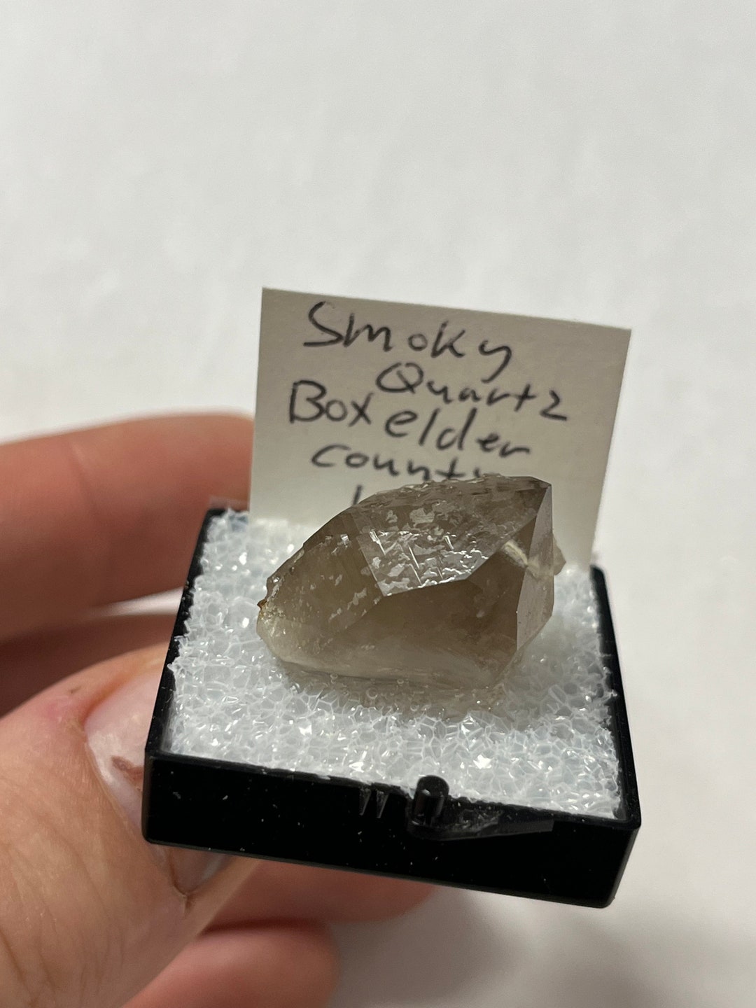 UT, USA, Smoky Quartz Crystal - Box Elder County, Utah, United States ...