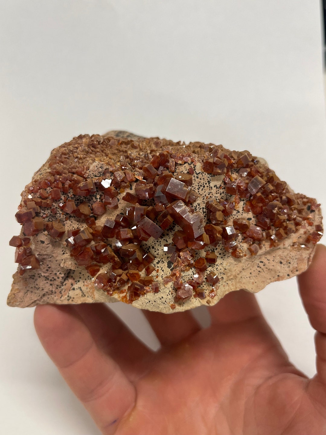 Bright Red Lustrous Vanadinite on Matrix, Mibladen District, Morocco - Etsy