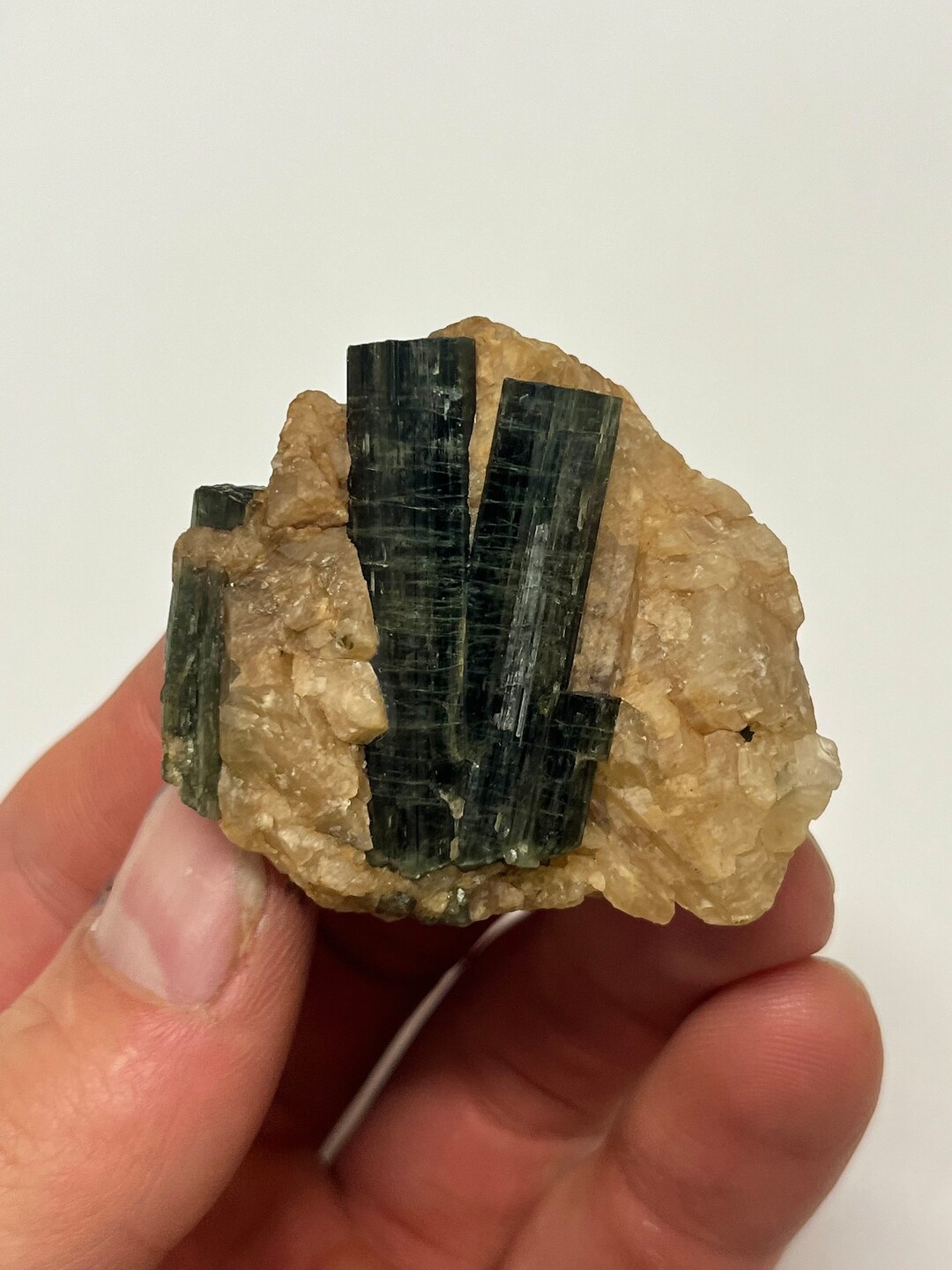 ME, USA, Green Tourmaline on Matrix, Mt. Mica, Maine, United States - Etsy