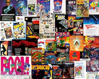 Gamepro and NES Memories | Retro Video Game Art | Video Game Collage ...