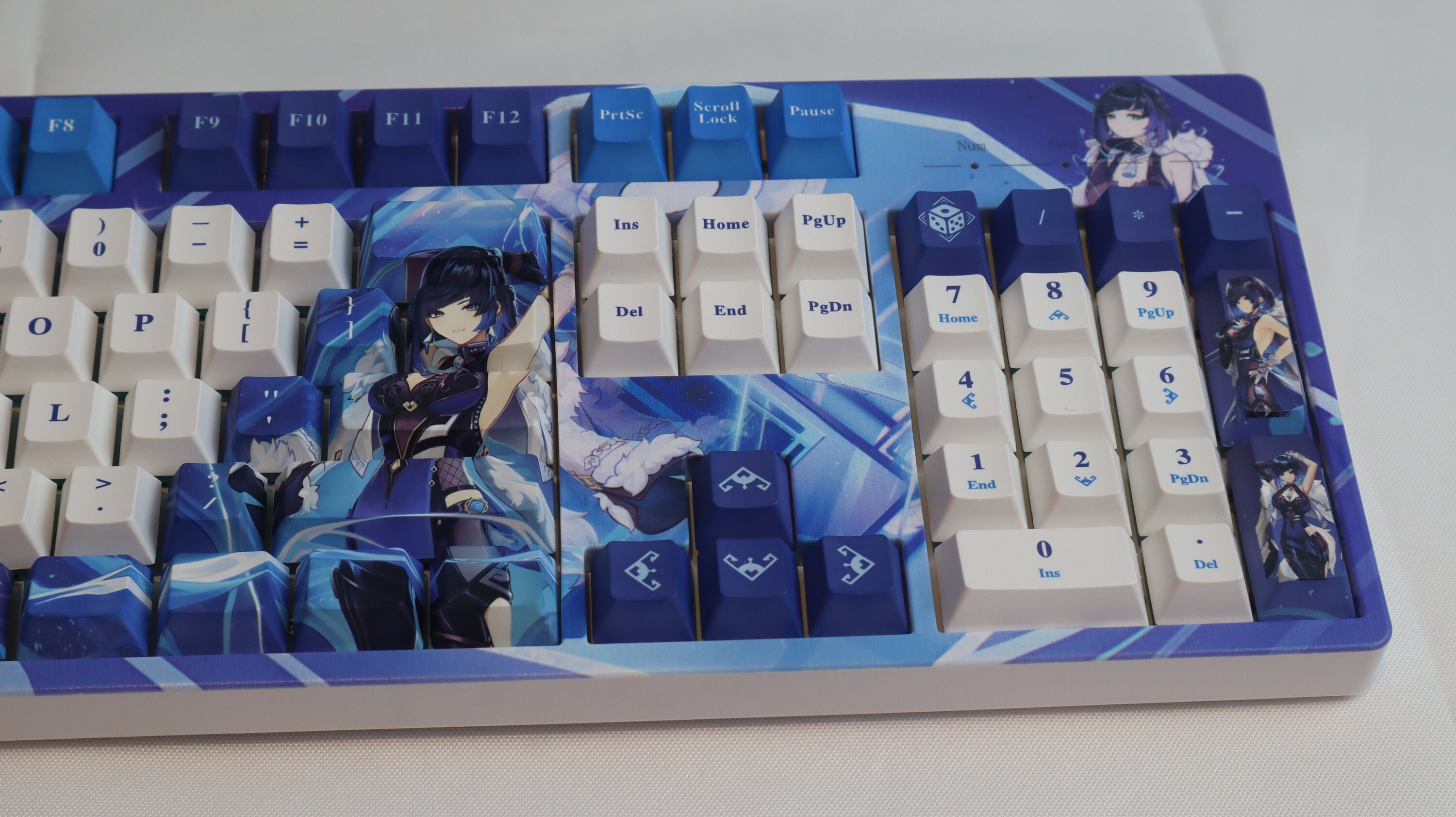 JIYUE 104 Keyboard Yelan Themed Keyboard and KTT Mint Switches - Etsy