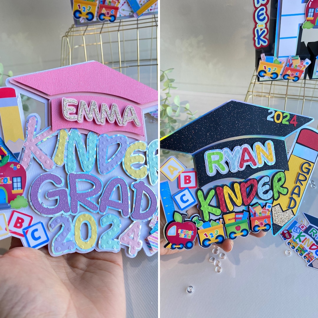 Pre K Graduation Cake Topper 2025, Kindergarten Graduation Party ...