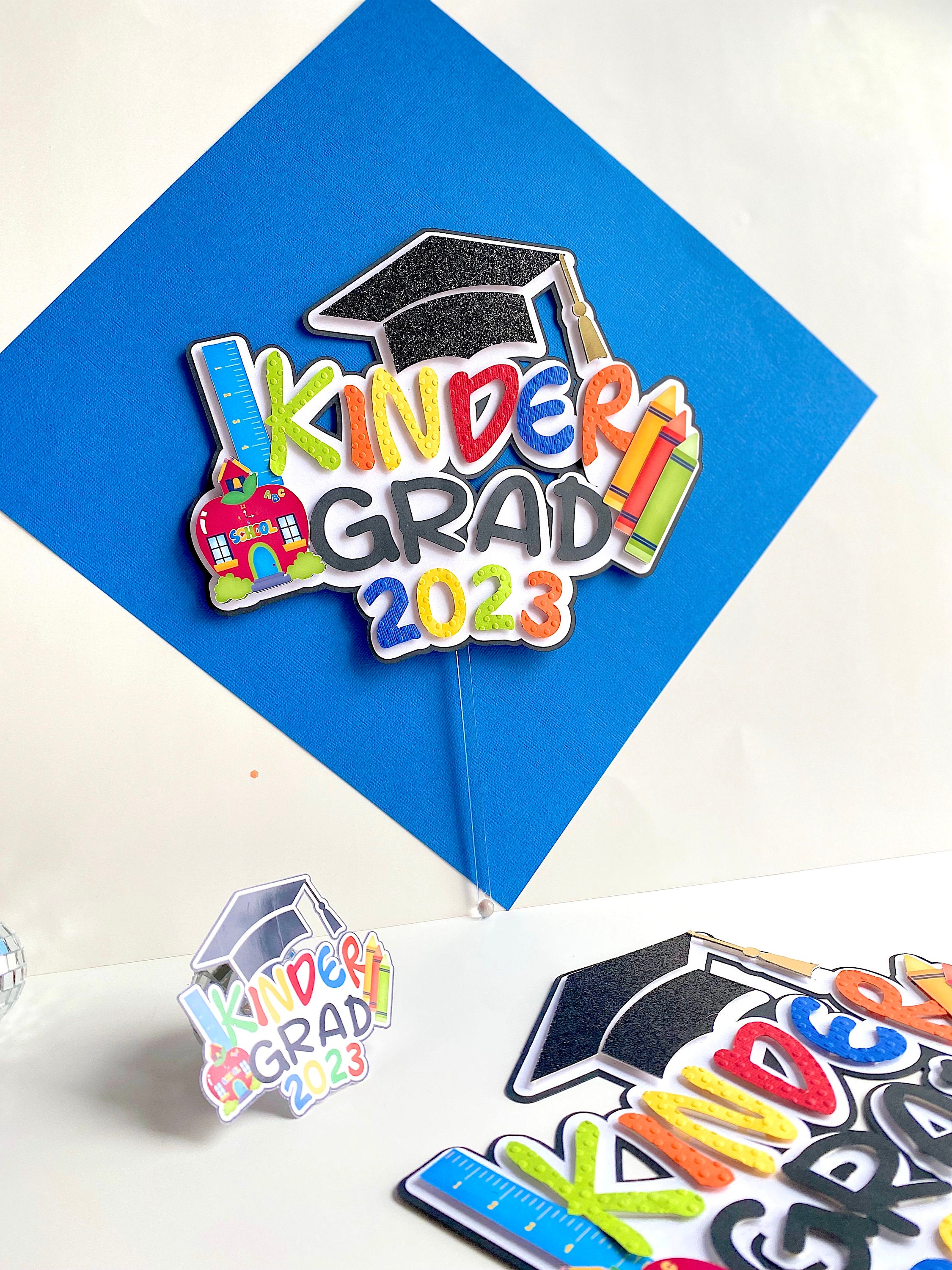 Pre Kindergarten Graduation Cake Topper 2025, Kindergarten Graduation ...
