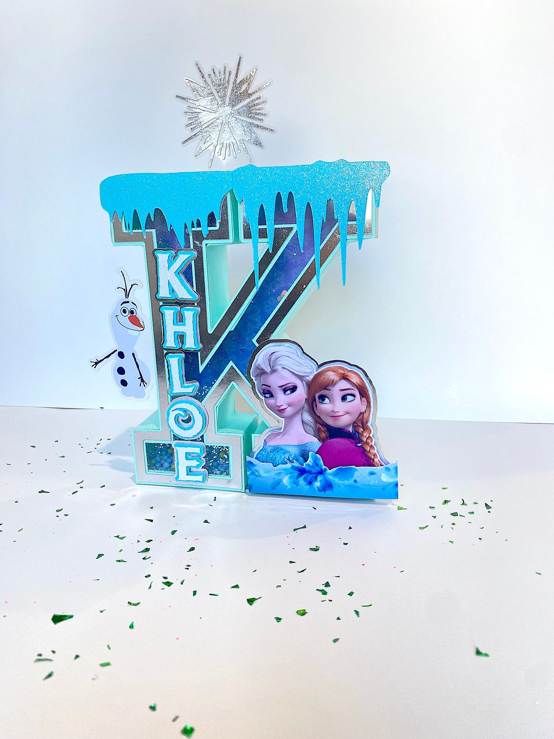 3d Letter Frozen Frozen Inspired 3D Letters Frozen Nursery - Etsy