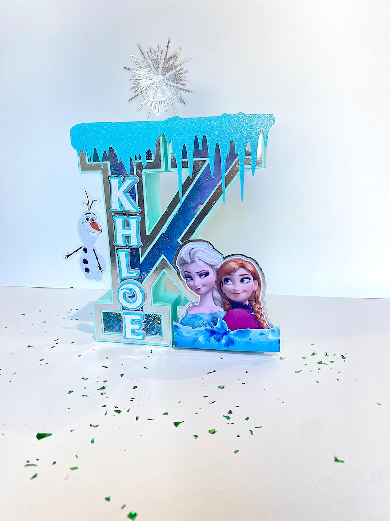3d Letter Frozen Frozen Inspired 3D Letters Frozen Nursery - Etsy
