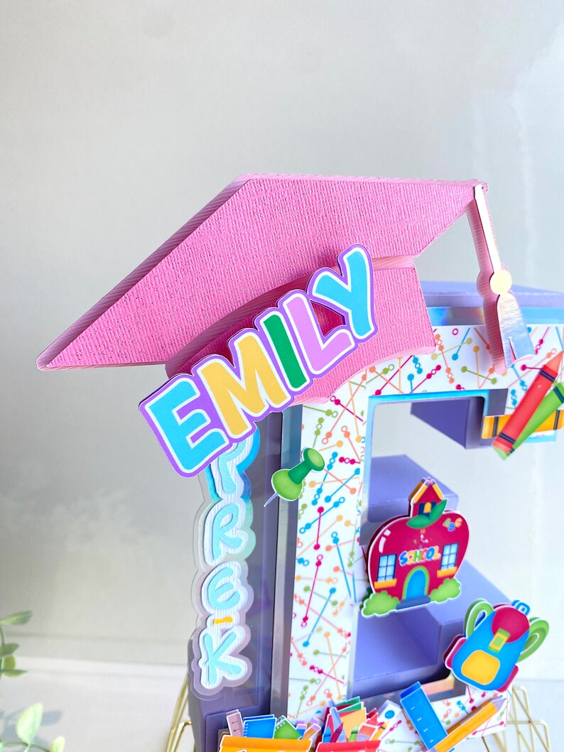 Pre-k Graduation 3D Letter, Graduation 2024, Vpk Graduate, Graduation ...