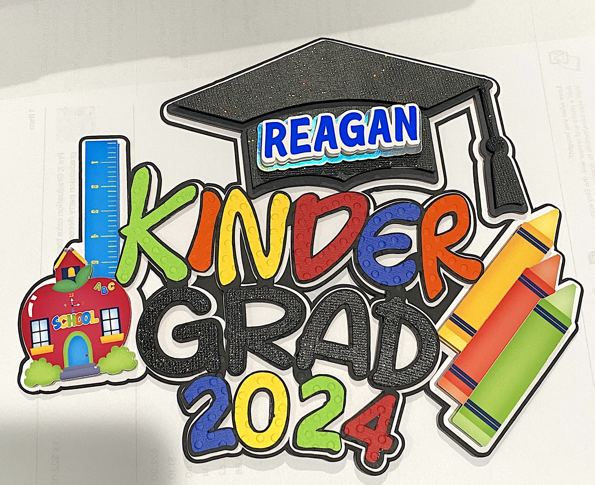 Pre Kindergarten Graduation Cake Topper 2024, Kindergarten Graduation ...