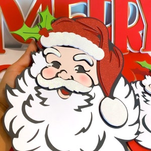 Christmas Banner Decor | Santa Banner | Ho Ho Ho | Santa Claus Banner ...