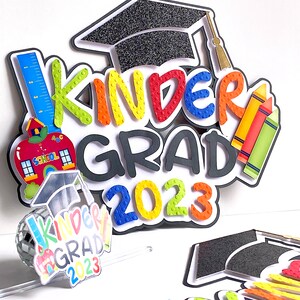 Pre Kindergarten Graduation Cake Topper 2025, Kindergarten Graduation ...