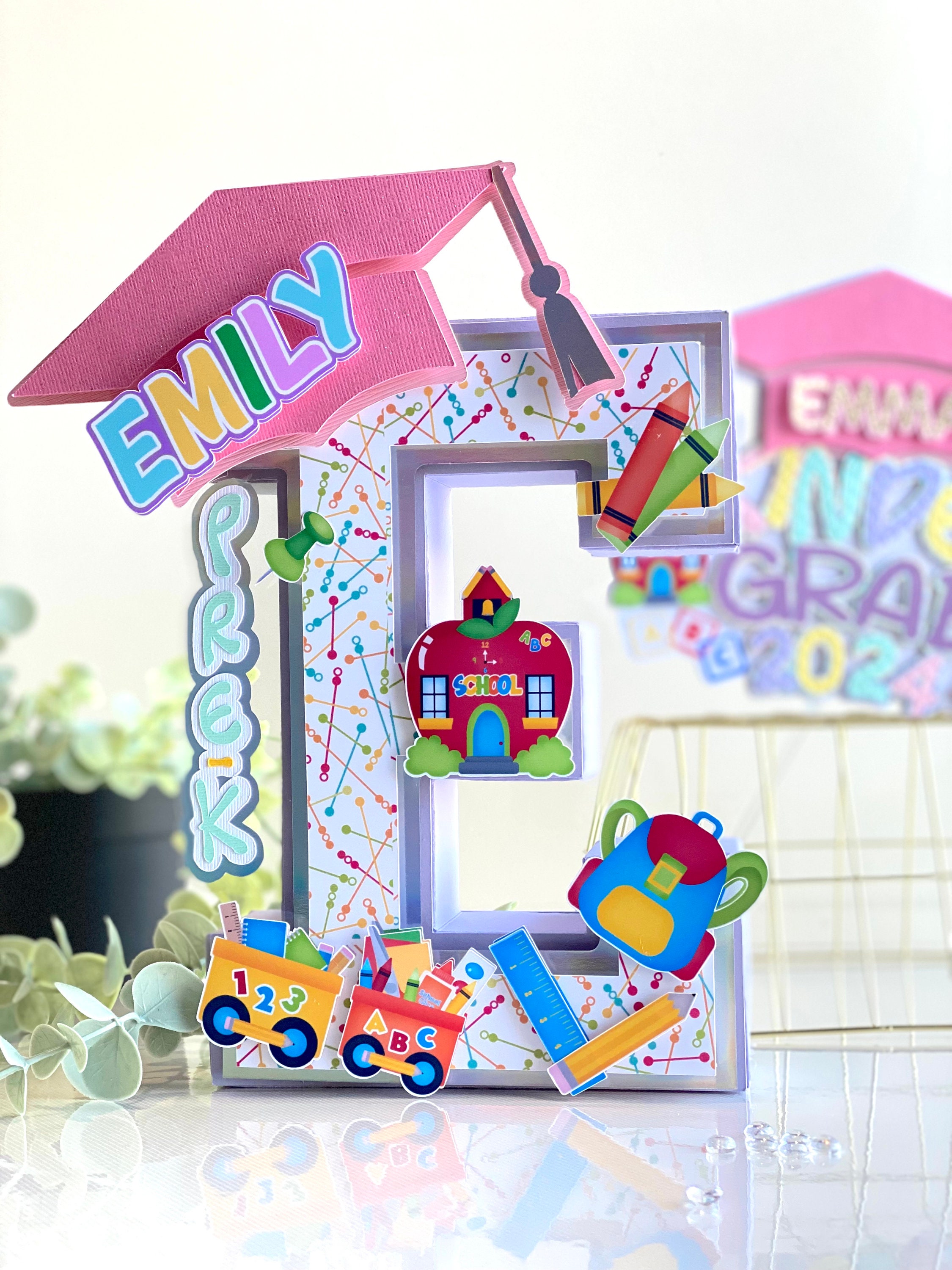 Pre-k Graduation 3D Letter, Graduation 2024, Vpk Graduate, Graduation ...