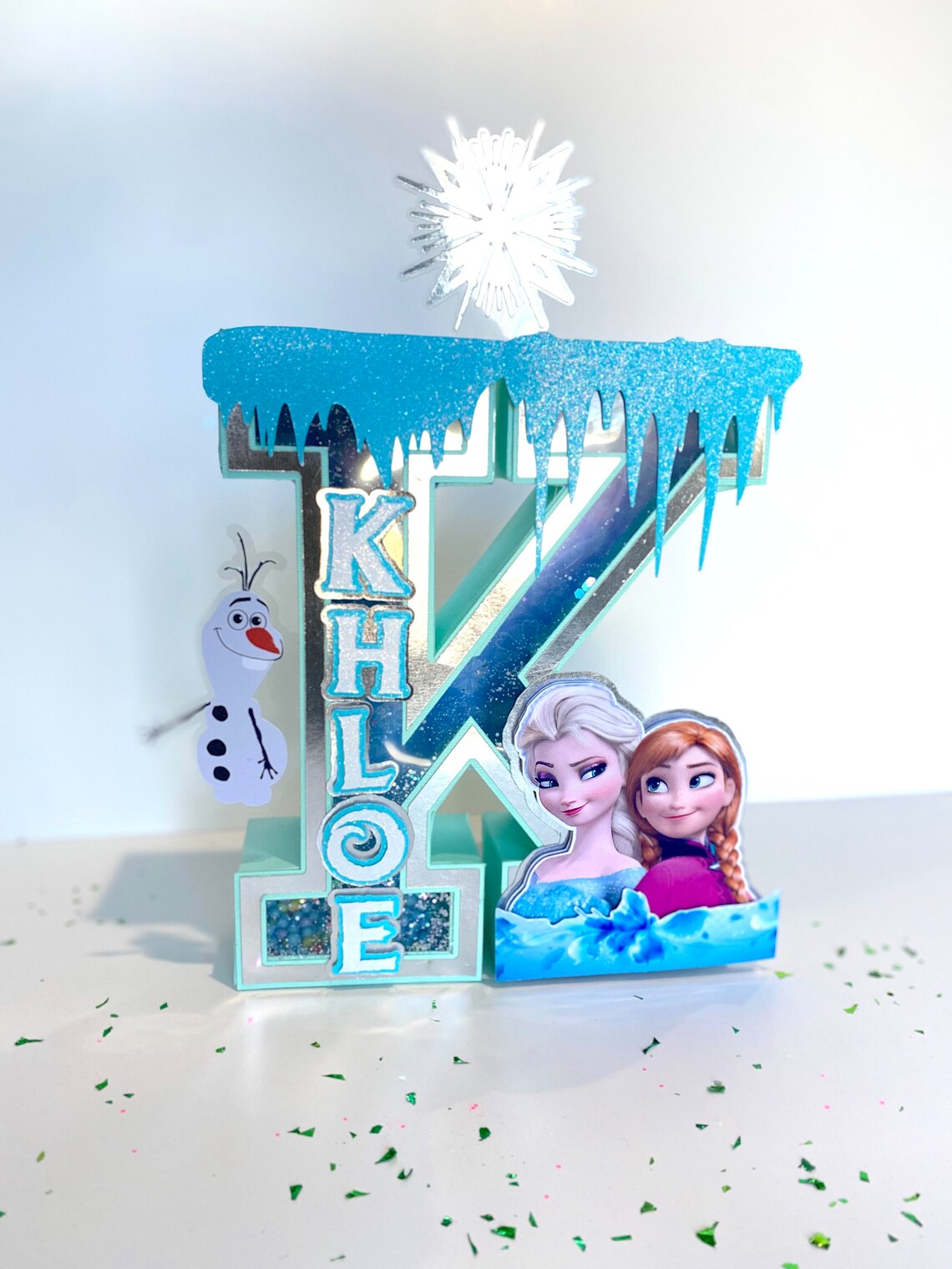 3d Letter Frozen Frozen Inspired 3D Letters Frozen Nursery - Etsy