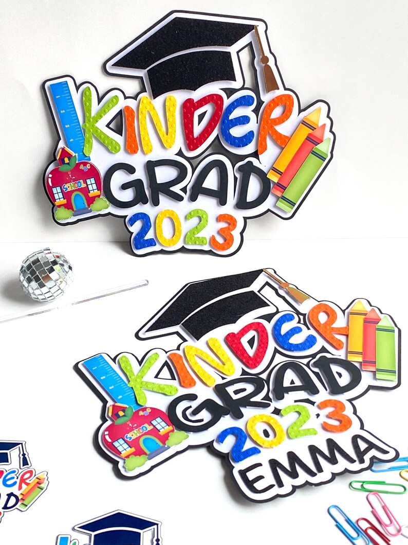 Pre Kindergarten Graduation Cake Topper Kindergarten - Etsy