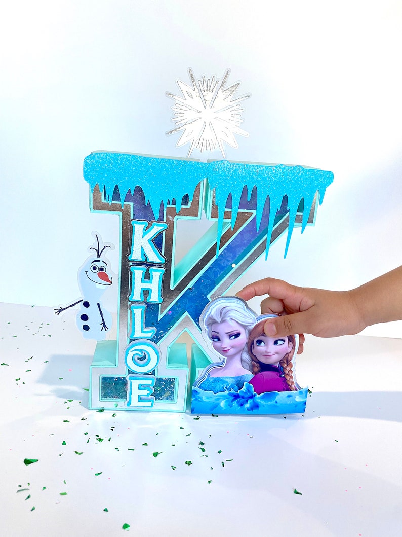 3d Letter Frozen Frozen Inspired 3D Letters Frozen Nursery - Etsy