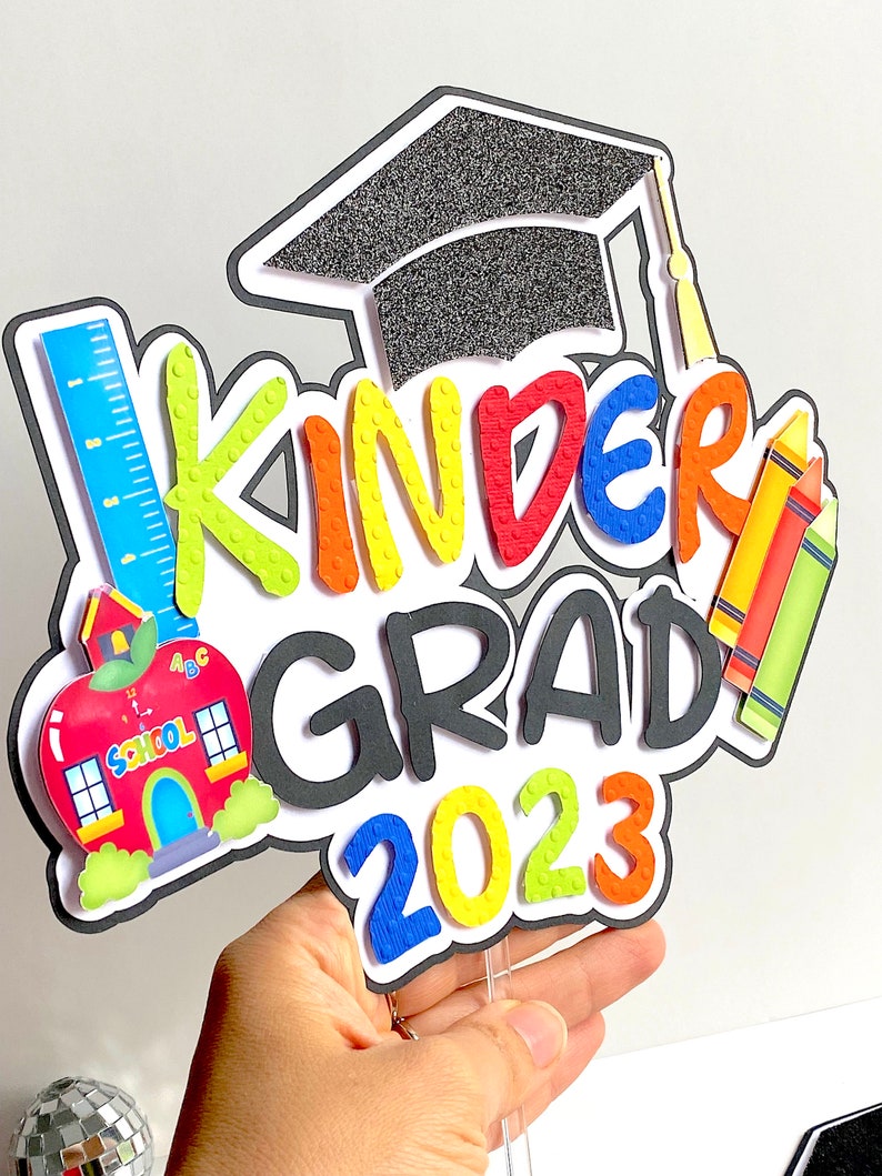 Pre Kindergarten Graduation Cake Topper 2024, Kindergarten Graduation ...