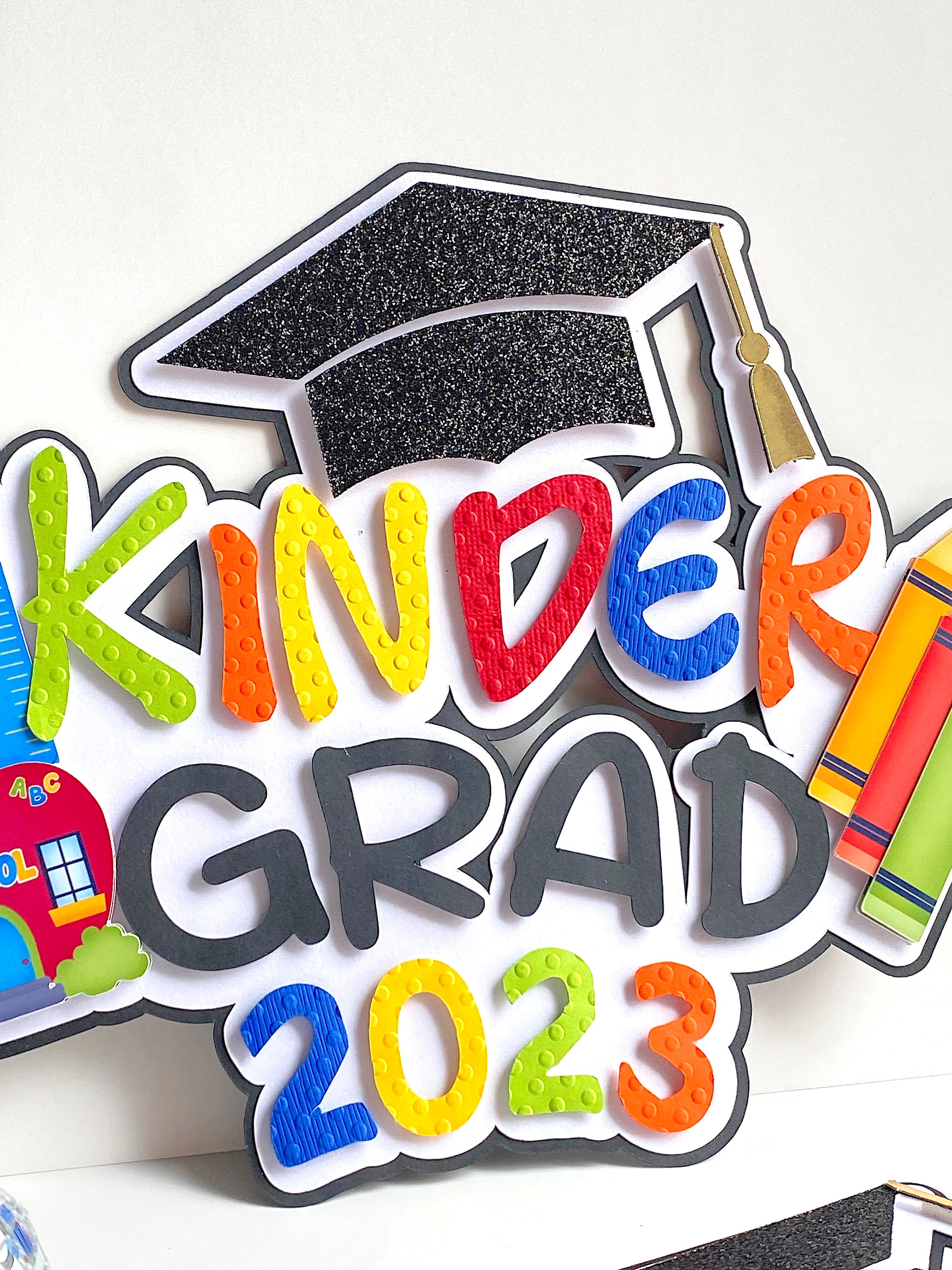 Pre Kindergarten Graduation Cake Topper 2025, Kindergarten Graduation ...