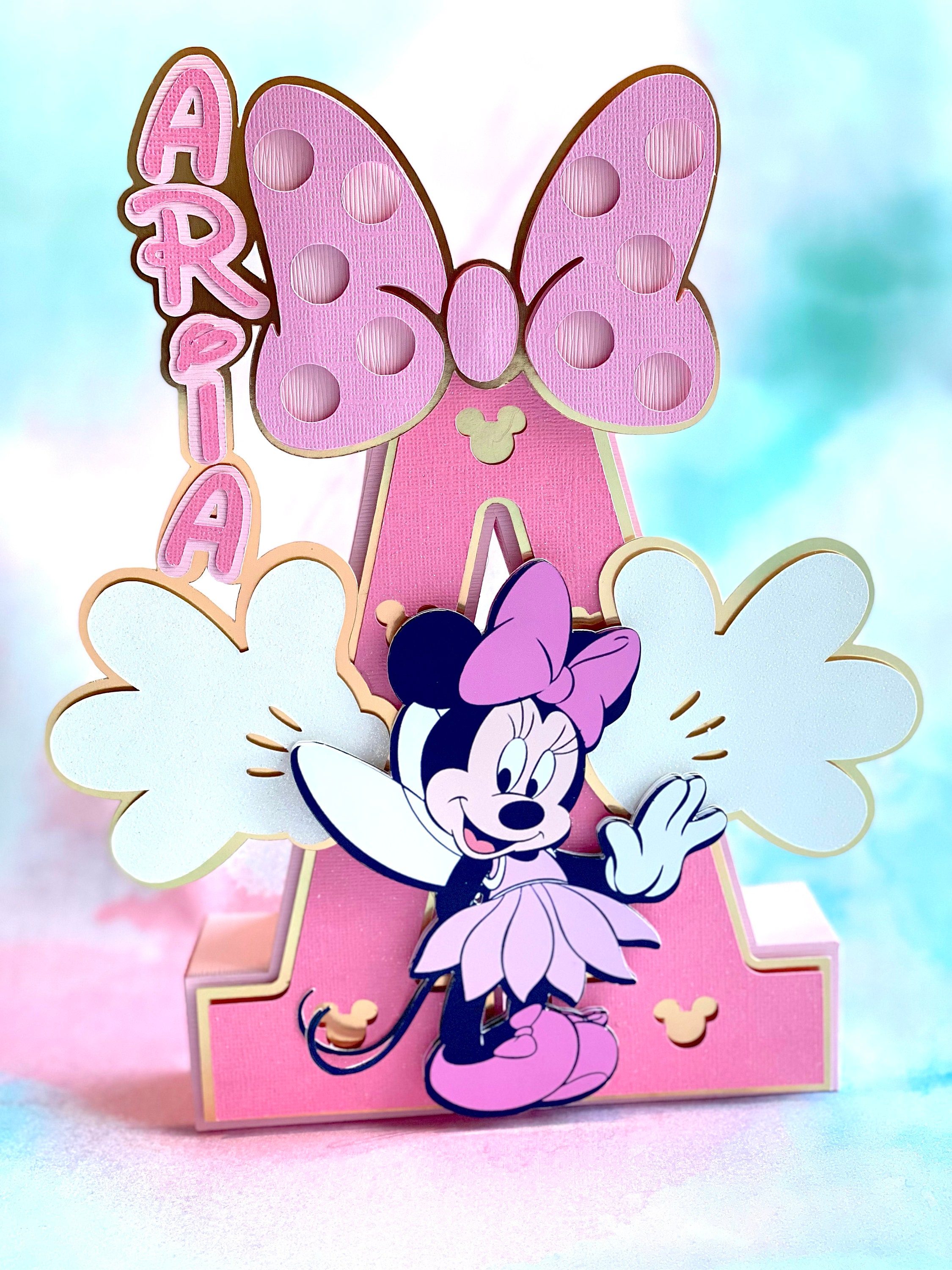 Minnie Mouse Decor, Minnie Mouse 3d Letter, Minnie Mouse Birthday ...