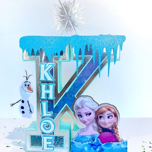 3d Letter Frozen, Frozen Inspired 3D Letters, Frozen Nursery Decor ...