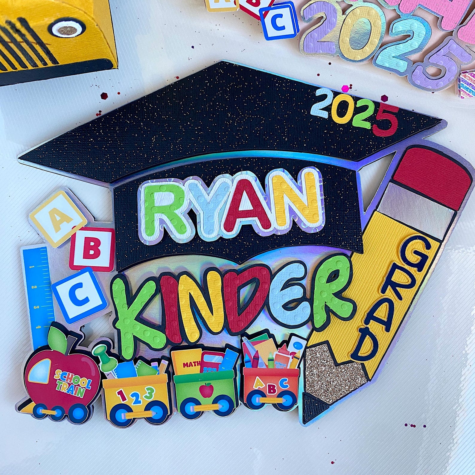 Pre K Graduation Cake Topper 2025, Kindergarten Graduation Party ...