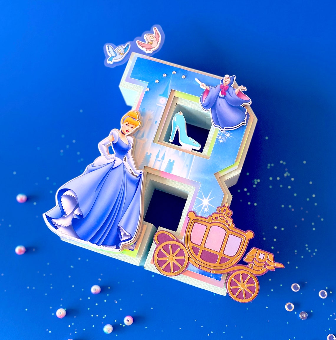 3D LETTERS PRINCESS Princess Party Decorations 3d Shaker - Etsy