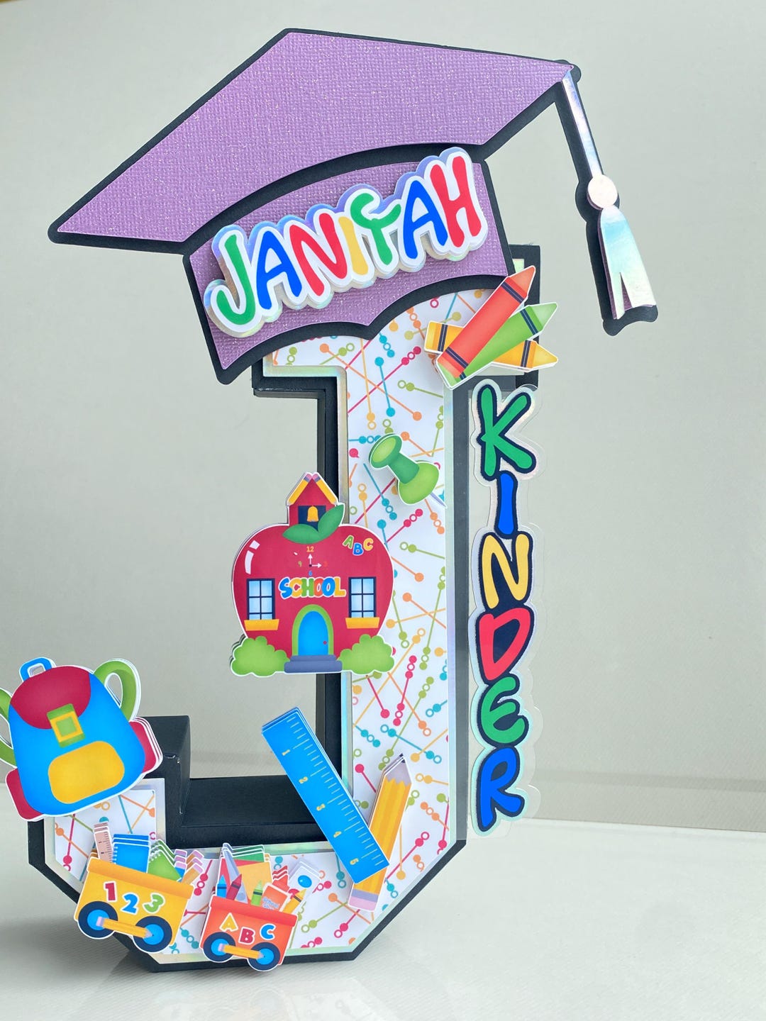 Pre-k Graduation 3D Letter, Graduation Party Decorations 2025, Custom ...