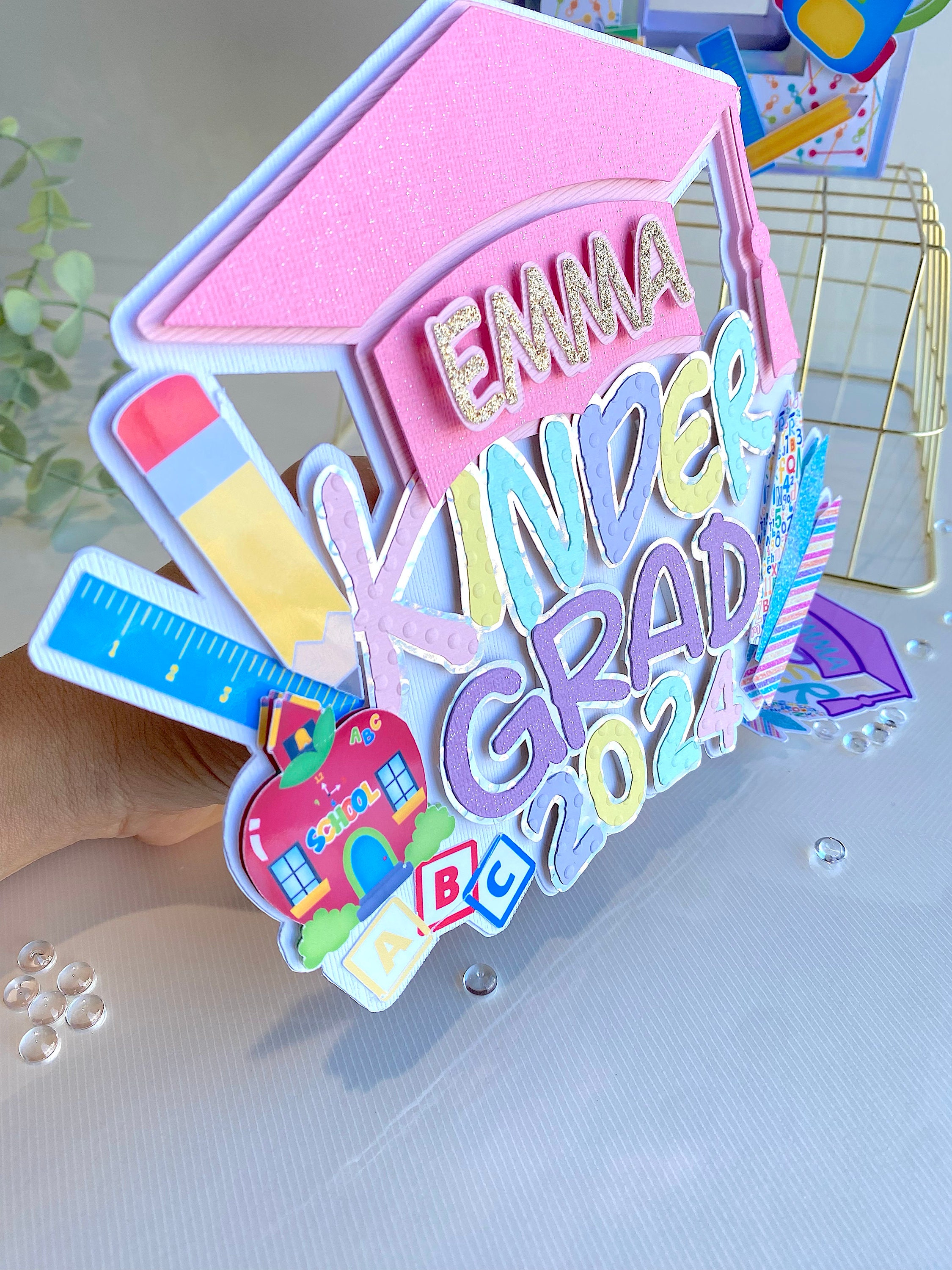 Pre K Graduation Cake Topper 2024, Kindergarten Graduation Party ...