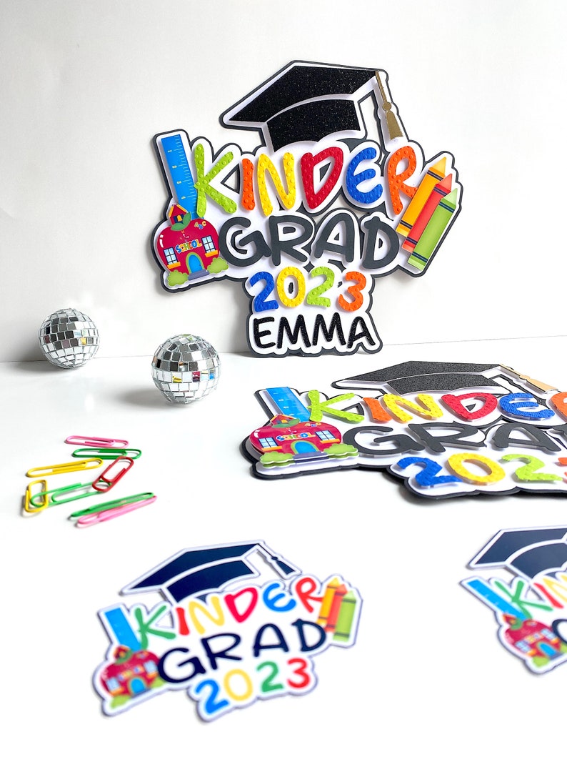 Pre Kindergarten Graduation Cake Topper Kindergarten - Etsy